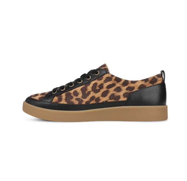 VIONIC Women's Winny Sneaker, Tan Leopard Print Suede | eBay