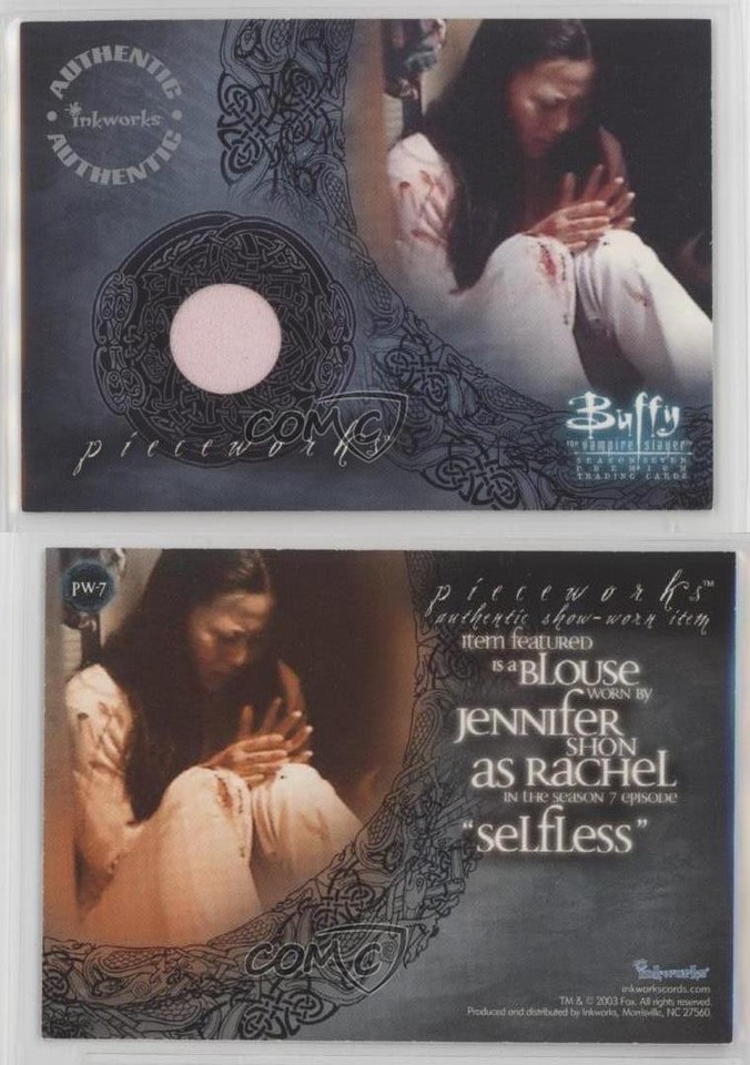 2003 Buffy the Vampire Slayer Season 7 Pieceworks Jennifer Shon as ...