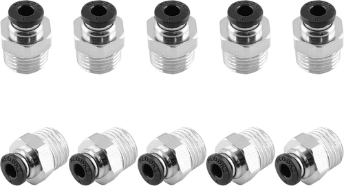 10Pcs Male Straight Push to Connect Fittings 4mm Tube OD x 1/4 inch NPT ...