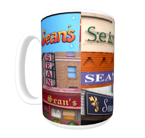 SEAN Coffee Mug / Cup featuring the name in actual sign photos | eBay