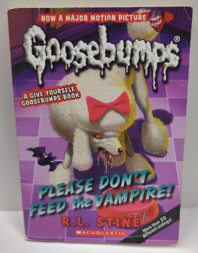Please Don't Feed The Vampire! Goosebumps Book R.L. Stine Paperback | eBay