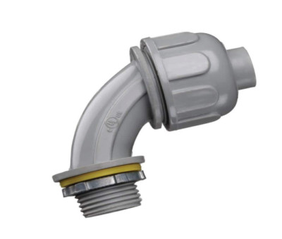 Carlon 3/4 in. 2-Piece 90° Liquid Tite Connector (Standard Fitting ...