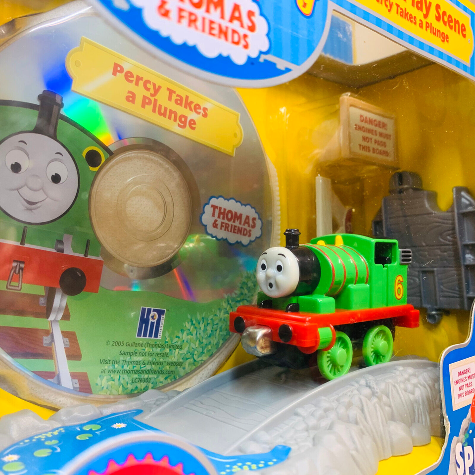 Percy Takes a Plunge - Thomas & Friends Take Along Deluxe Play Scene | eBay