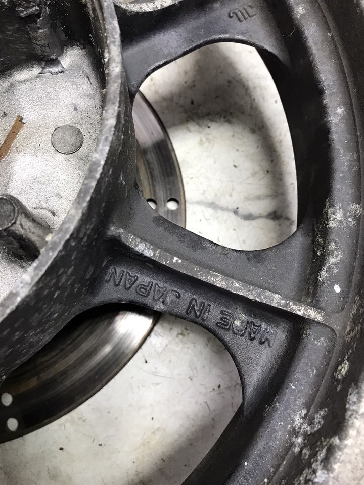 81 Kawasaki KZ 1000 KZ1000 rear back wheel rim straight | eBay