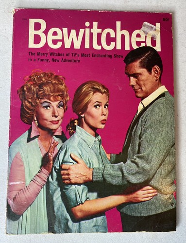 Vintage 1965 Bewitched TV Show Book - Screen Gems - Photo Cover - Witch ...