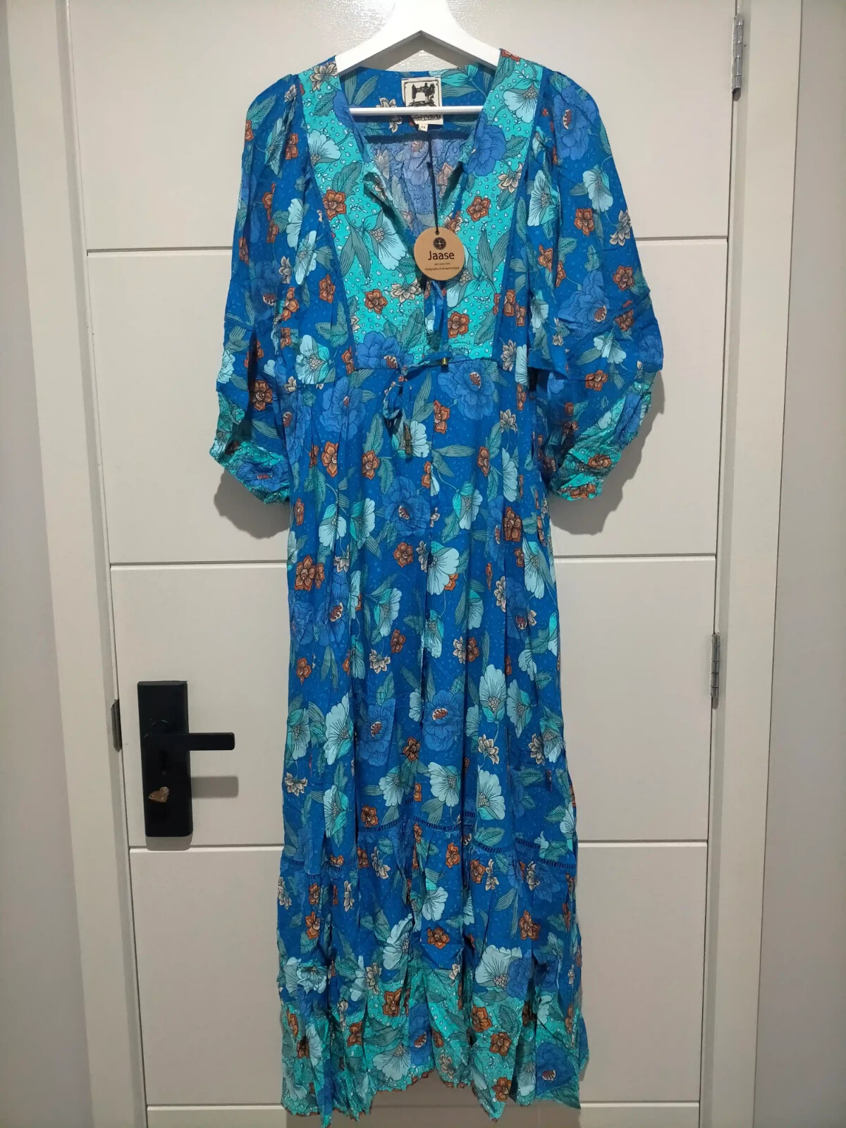 New Women's Catalonia Maxi Dress Love in Mist Print Jaase Boho Kenzie ...