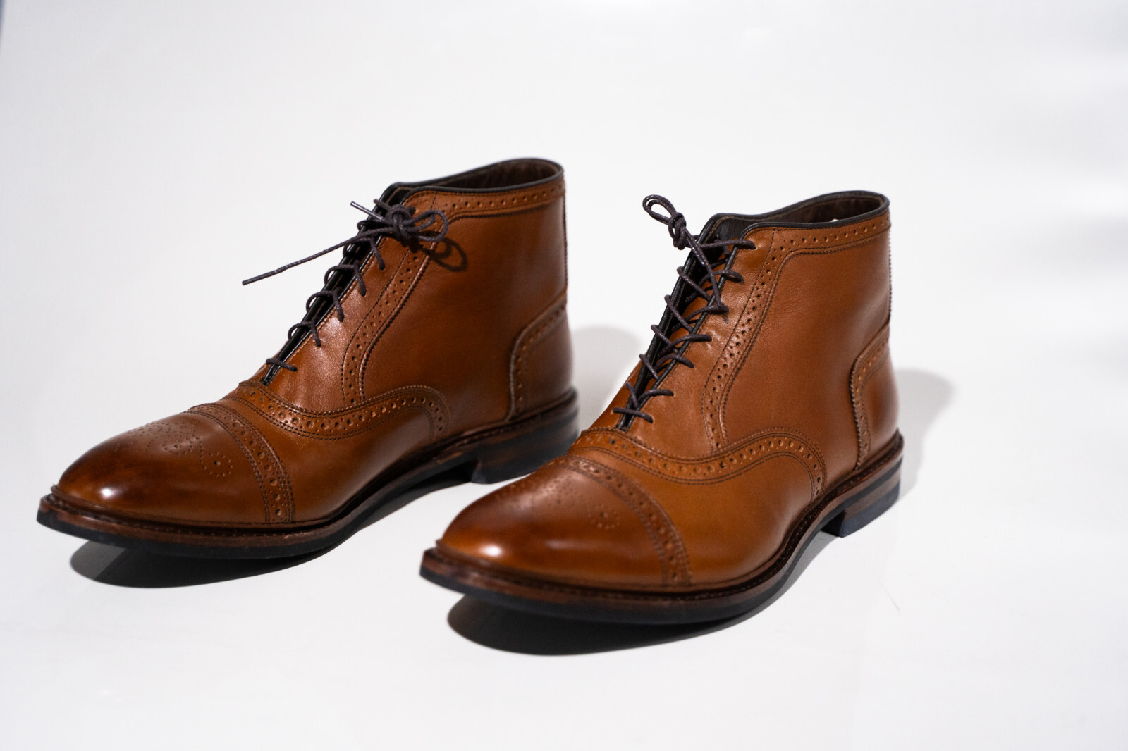BNIB Allen edmonds Hamilton Weatherproof Oxford Dress Boot Walnut Sz ...