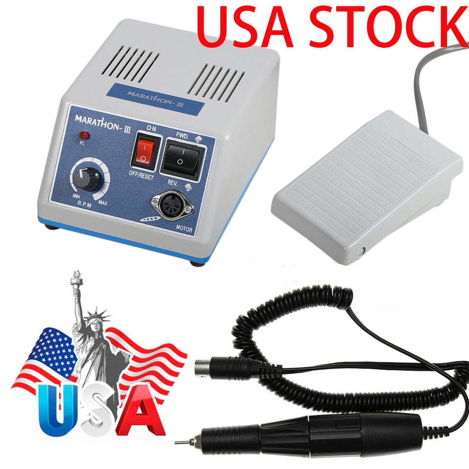 Micromotor Dental Lab Marathon Micro Motor+Polisher Handpiece 35K RPM ...