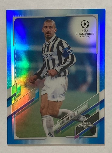 2020-21 Topps Chrome UEFA Gianluca Vialli Blue Refractor /150 | eBay ...