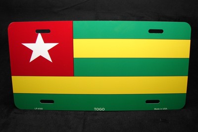 TOGO FLAG METAL CAR LICENSE PLATE AUTOTAG | eBay