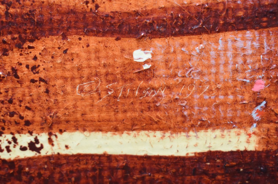 BILL STILSON-Rockport MA Realist-Original Signed Oil-London Street ...