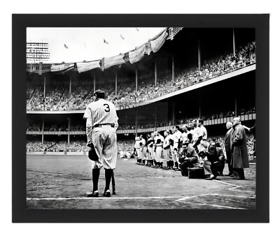 BABE RUTH FAREWELL AT NEW YORK YANKEE STADIUM 1948 8X10 FRAMED PHOTO | eBay