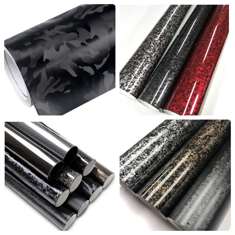 Car Vinyl Wrap FORGED Ghost Carbon Sticker Decal Film Bubble Free ...