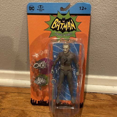 McFarlane Batman 66 The Riddler Black And White Classic TV Series 6 ...
