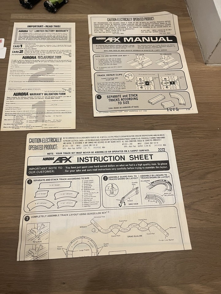 Aurora AFX Jackie Stewart Rally Sprint Race Set #2272 - Open Box | eBay