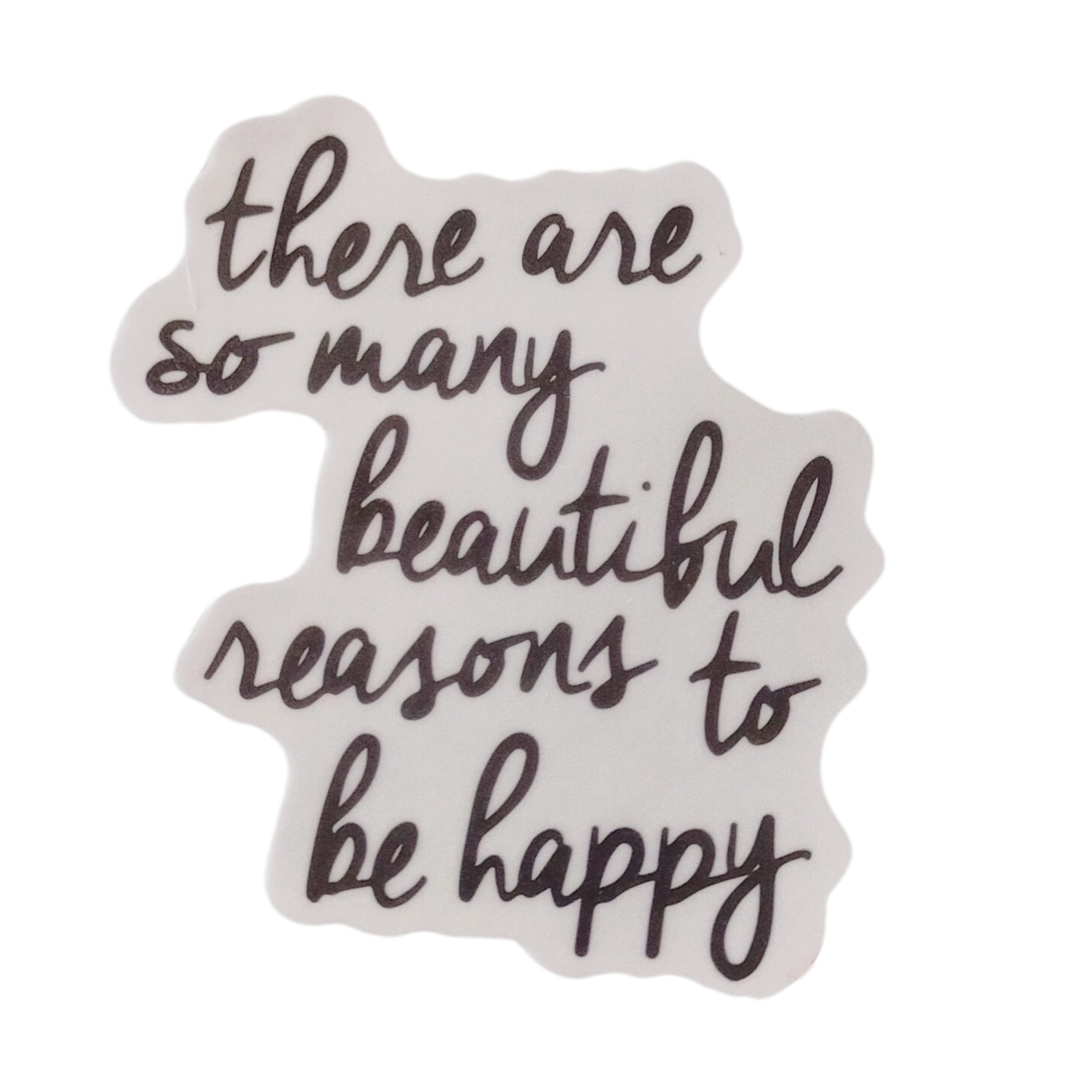So Many Reasons To Be Happy Quotes Premium Vector | Think Of All