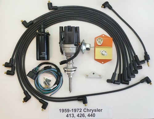 1973-1978 CHRYSLER 440 ELECTRONIC DISTRIBUTOR CONVERSION KIT + COIL ...