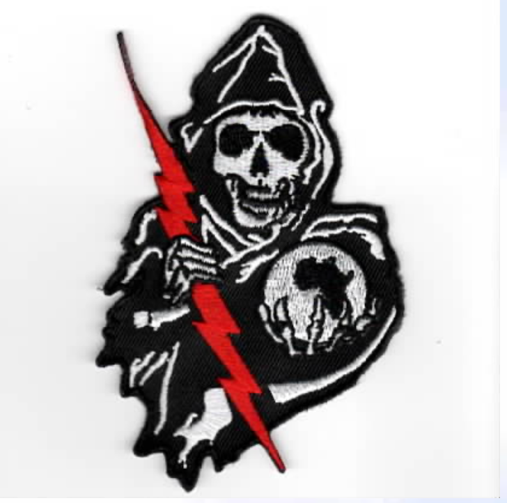 9" NAVY VFA-25 GRIM REAPER EMBROIDERED PATCH | eBay