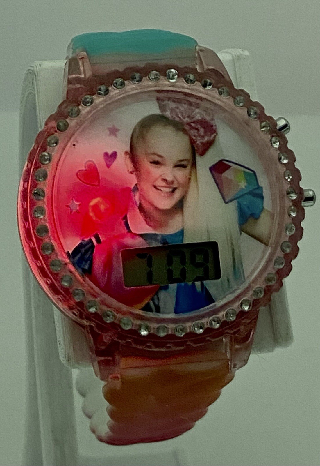 New JOJO SIWA Ladies Teens Watch Fresh Battery LCD Hearts Light Show ...