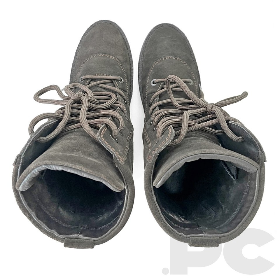 YEEZY SEASON 4 - OIL THICK SUEDE CREPE BOOT KM3601-104 adidas combat ...