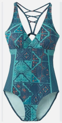 Women's prAna Atalia One Piece Lagos Lisbon Swimsuit-Size XS | eBay