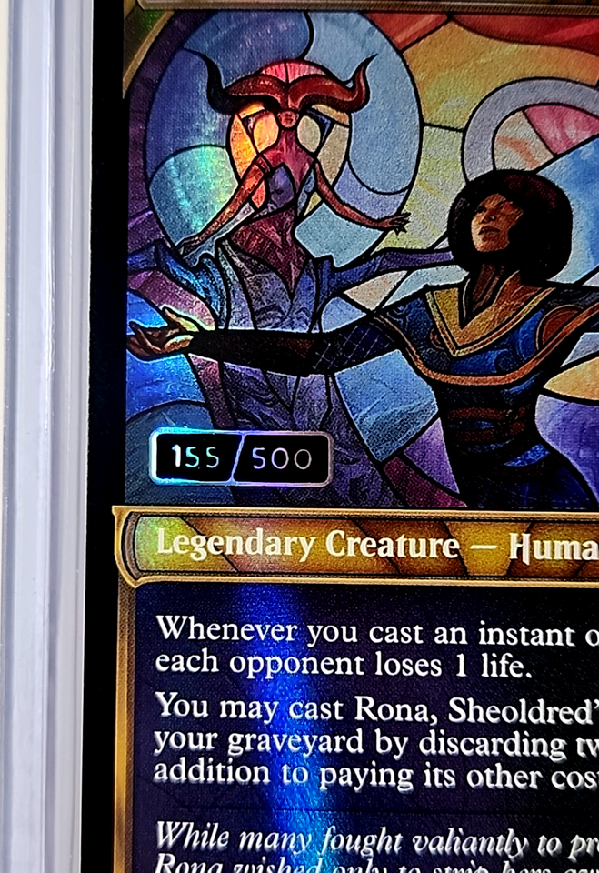 MTG Magic the Gathering MUL Serial Number Foil Rona Sheoldred's ...