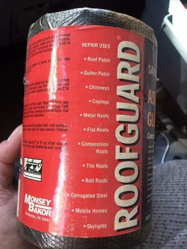Monsey Bakor Saturated Asphalt Coated Glass Fabric Roofguard 6 in x 150 ...