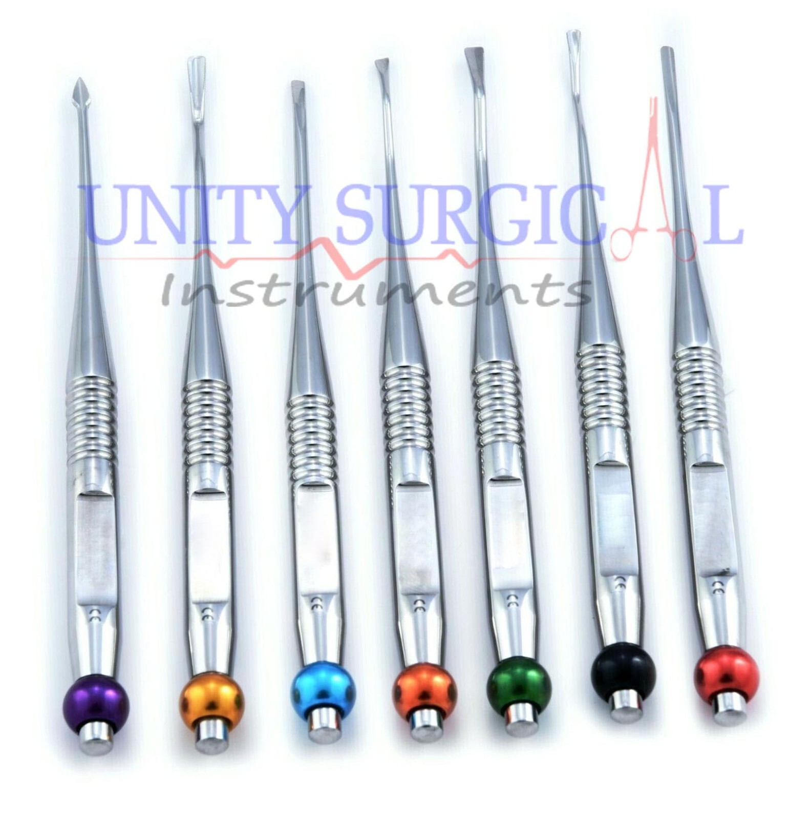 Set of 7 Luxating Elevators PDL Precise Tips Dental Surgical Veterinary | eBay