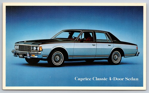 1979 Chevrolet Caprice Classic 4-Door Sedan - Dealer Postcard | eBay ...