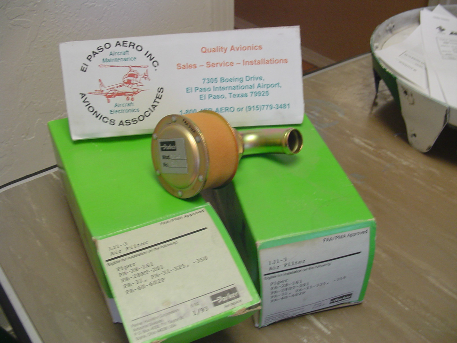 1J1-3 Inline Aircraft Air Filter. $150 Each. | eBay