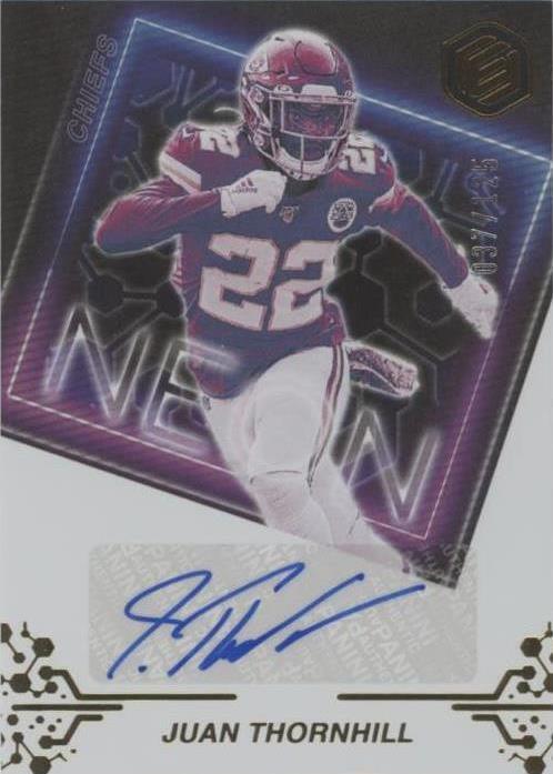 2022 Panini Elements - Neon Signs Autographs Juan Thornhill #NS-JT /125 ...