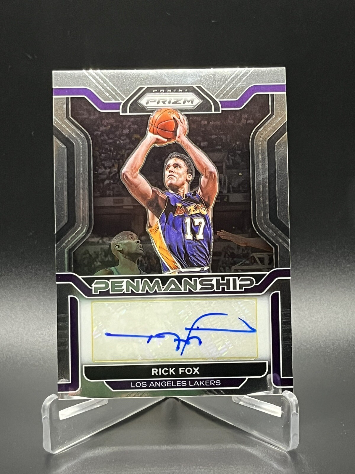 2021-22 PANINI PRIZM PENMANSHIP RICK FOX AUTOGRAPH LAKERS AUTO SP NBA ...