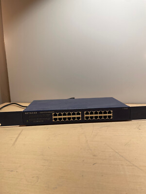 Netgear ProSafe JGS524 v2 24-Port Gigabit Network Switch with rack ...