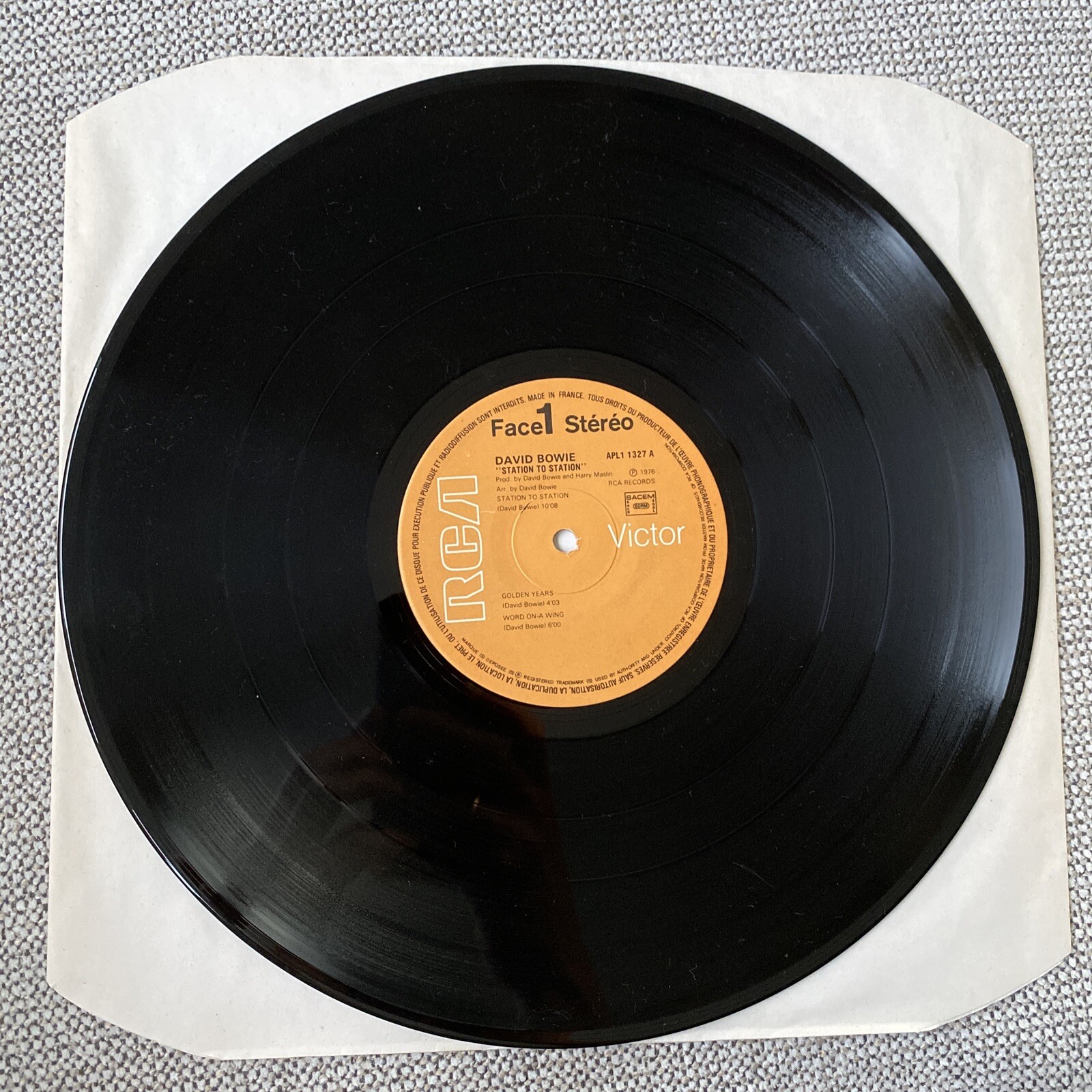 DAVID BOWIE Station To Station RCA LP Mint France Edition 1976 Apl 1 ...