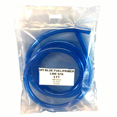 NEW SPI BLUE FUEL LINE ID 5/16" PRE-CUT TO 5 FT KAWASAKI HONDA SUZUKI ...