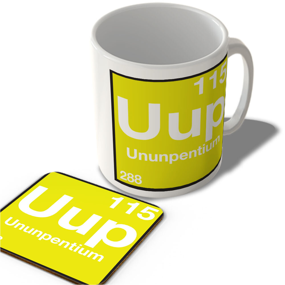 (115) Ununpentium Uup - Periodic Table Mug and Coaster Set | eBay