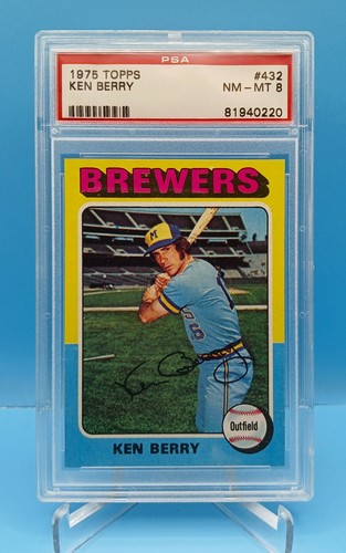 1975 Topps #432 Ken Berry PSA 8 | eBay