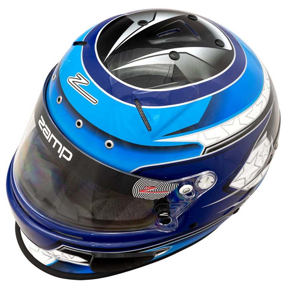Zamp RZ-70E Switch Race Helmet Blue/Light Blue SA2020/FIA 8859-2015 | eBay