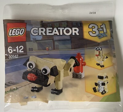 LEGO CREATOR: Cute Pug (30542) 5702016122411 | eBay