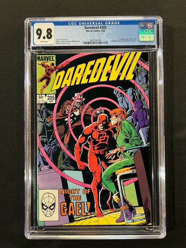 Daredevil #205 CGC 9.8 (1984) - 1st Appearance of the Gael & Glorianna O' Breen | eBay