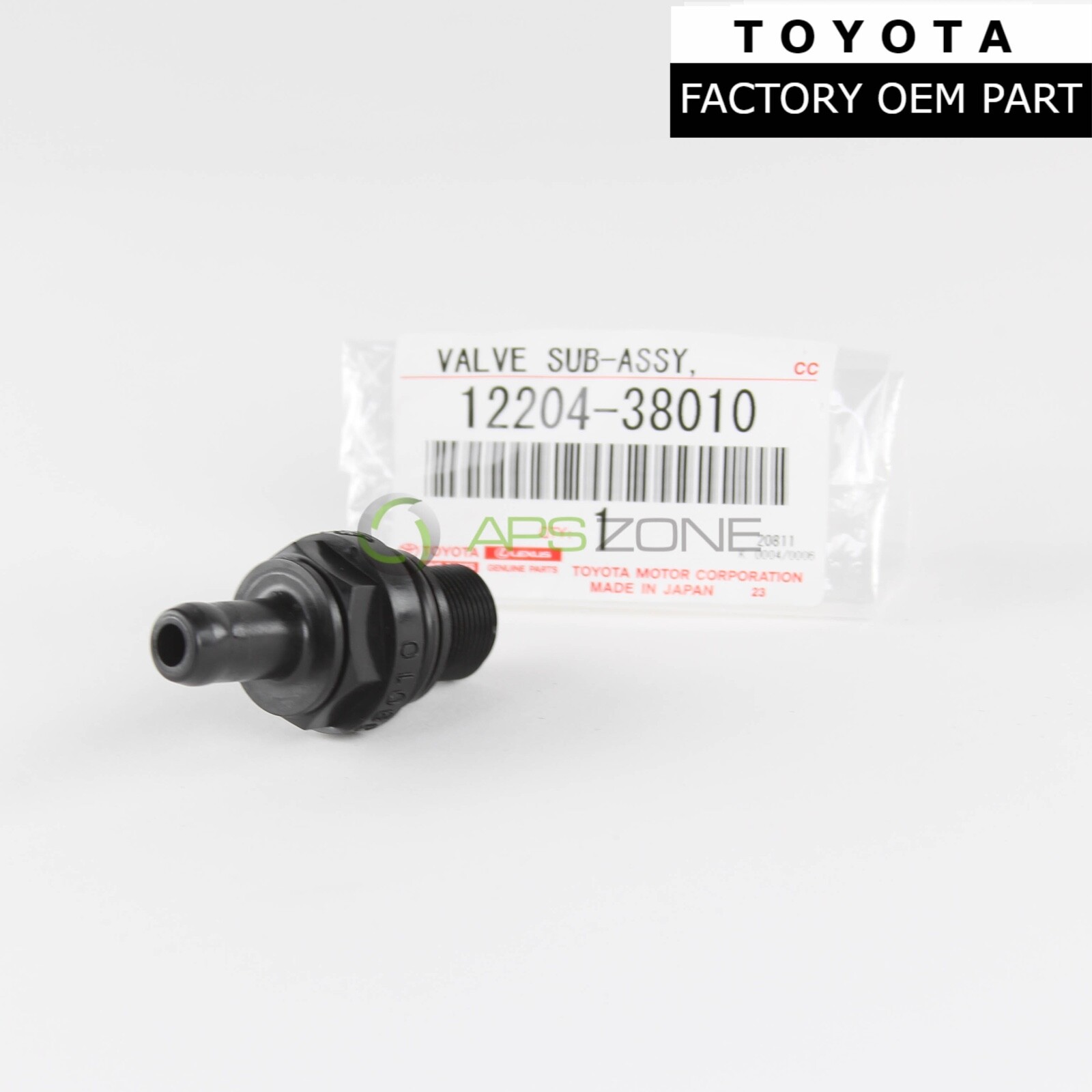GENUINE TOYOTA TUNDRA LEXUS LX570 5.7L VENTILATION PCV VALVE OEM 12204 ...