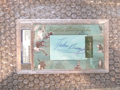 John Bucyk Signed #'d 1/2 2014 Historic Autographs Card Auto Bruins HOF ...