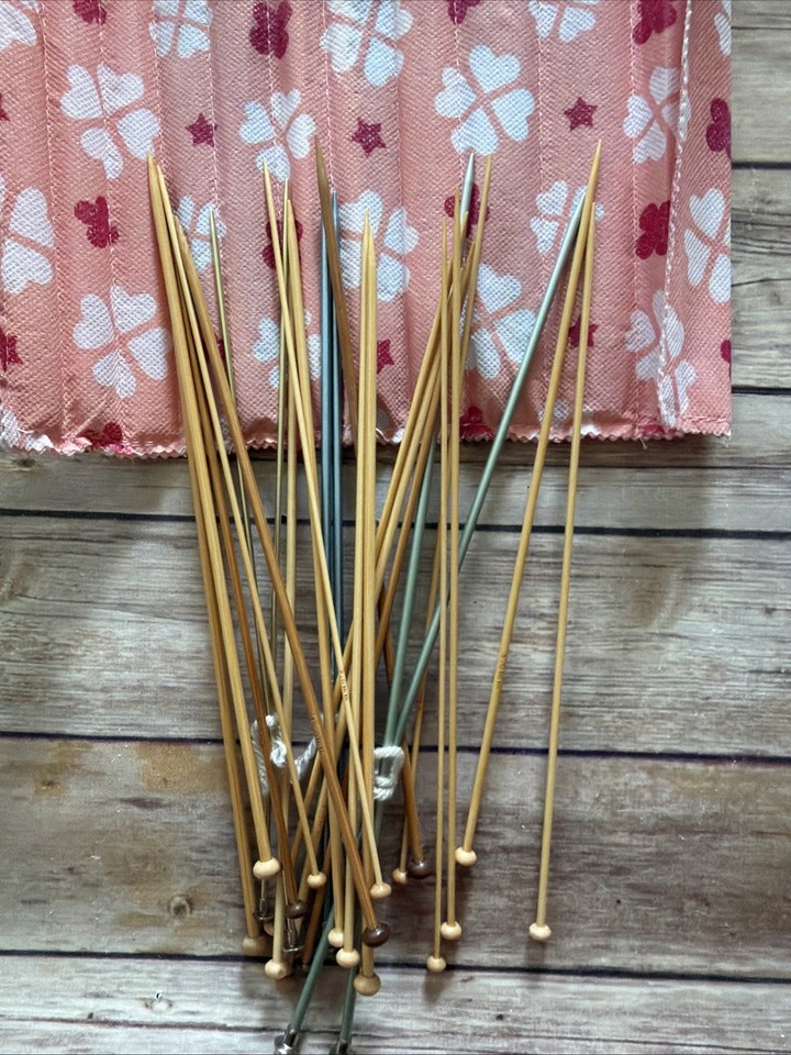 Huge Lot Clover Takumi Bamboo Knitting Needles - DPNs & Single Pointed ...