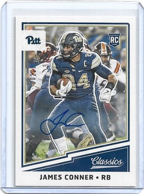 2017 Panini Classics Signatures James Conner Autograph Rookie RC #ed ...