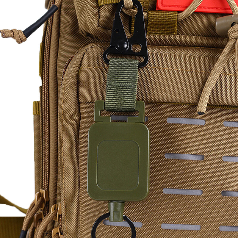 Anti-Theft Easy-to-pull Buckle Elastic Keychain Retractable Backpack ...