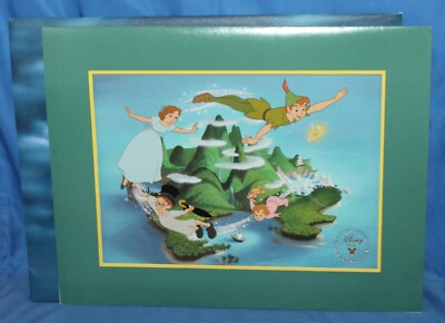 Disney Store Exclusive Peter Pan Commemorative Lithograph w/Envelope | eBay