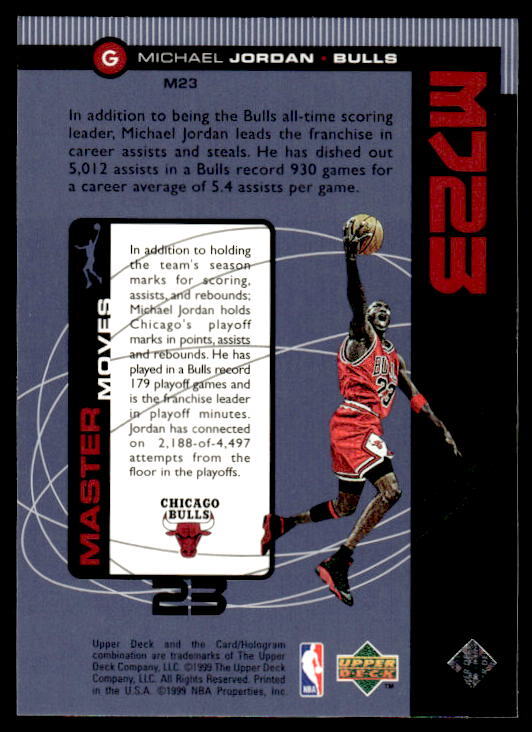 1998/99 UPPER DECK MJ23 INSERT #M23 | eBay