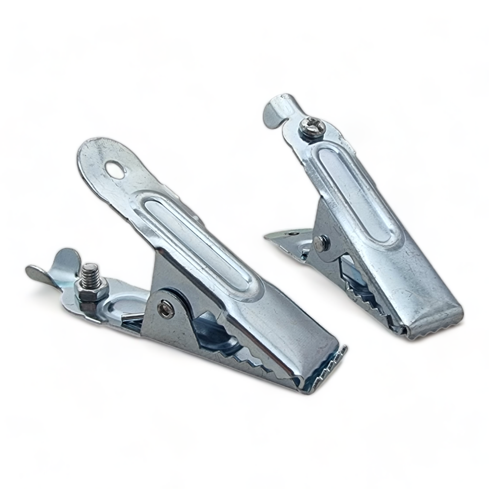 Heavy Duty Crocodile Clips - Small Large Battery Electric Test 5A 25A ...