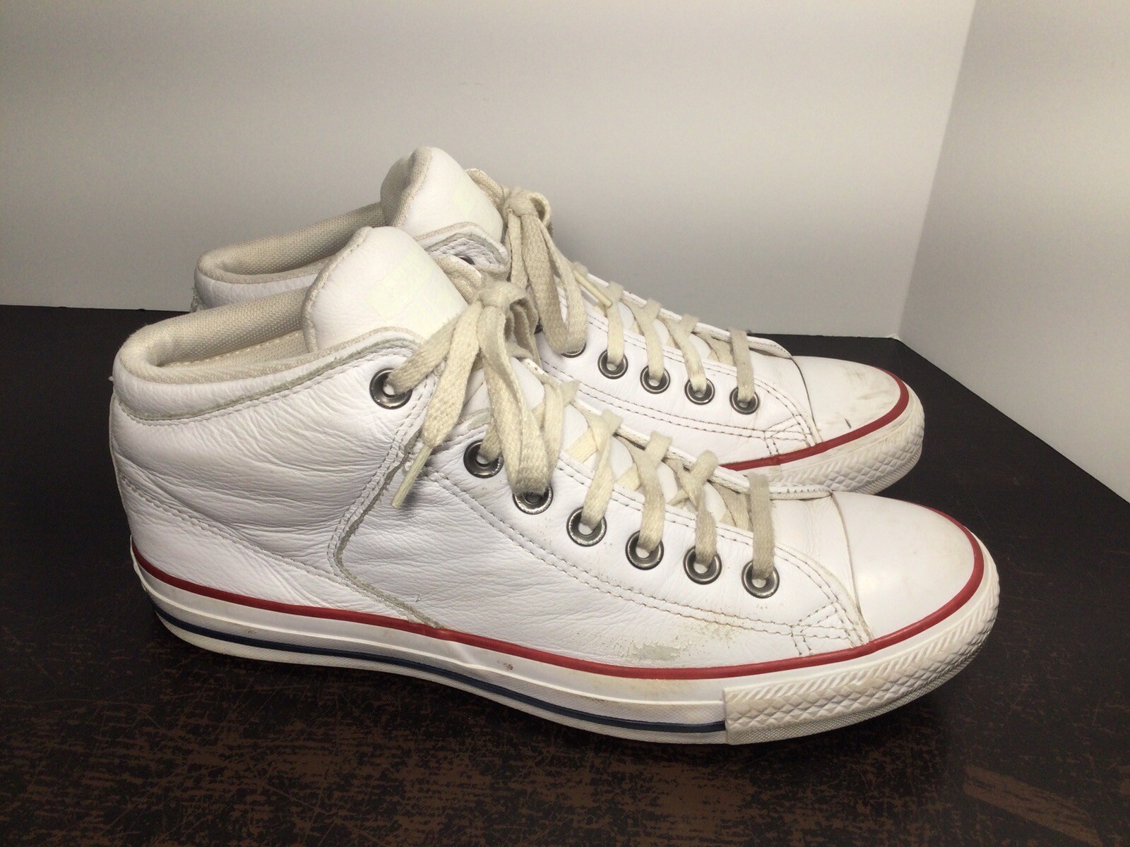 Converse CT AS High Street Car Leather Hi White 151053C Size Men's 8 ...