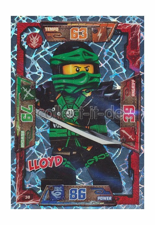 LEGO Ninjago Serie 1 Sammelkarten - 30 - Lloyd | eBay